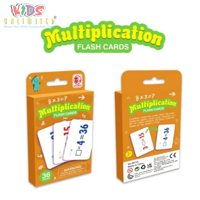 FLASH CARDS - MULTIPLICATION DB-1768 - Kids Unlimited